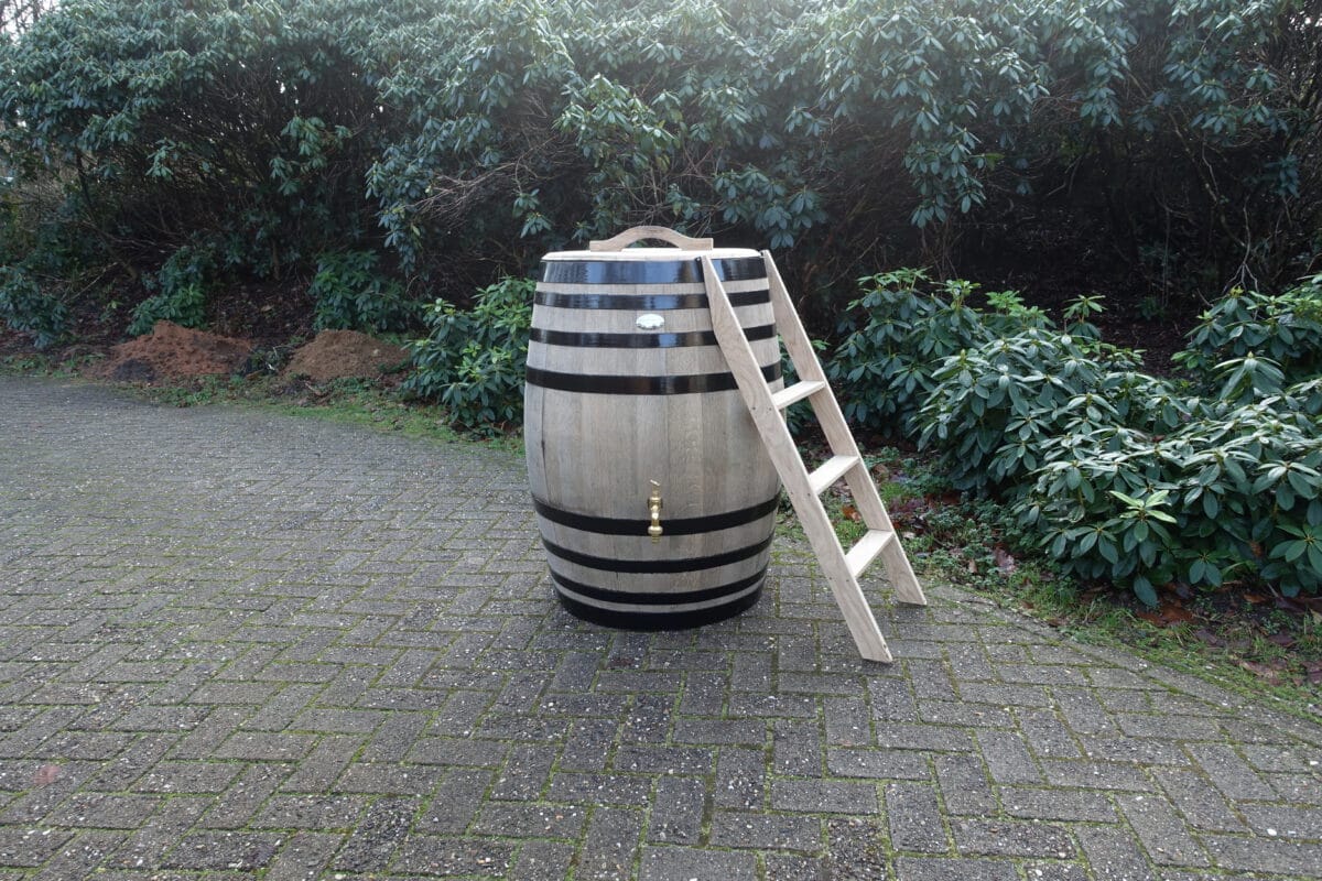 Dompelbad, Dompelton (300L) met losse deksel en messing kraan, zwarte ...