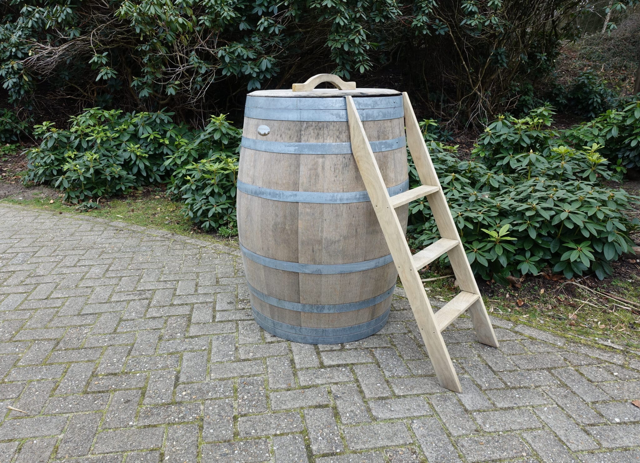 Dompelbad, dompelton (300L) met zitting en trapje - rondomton.nl