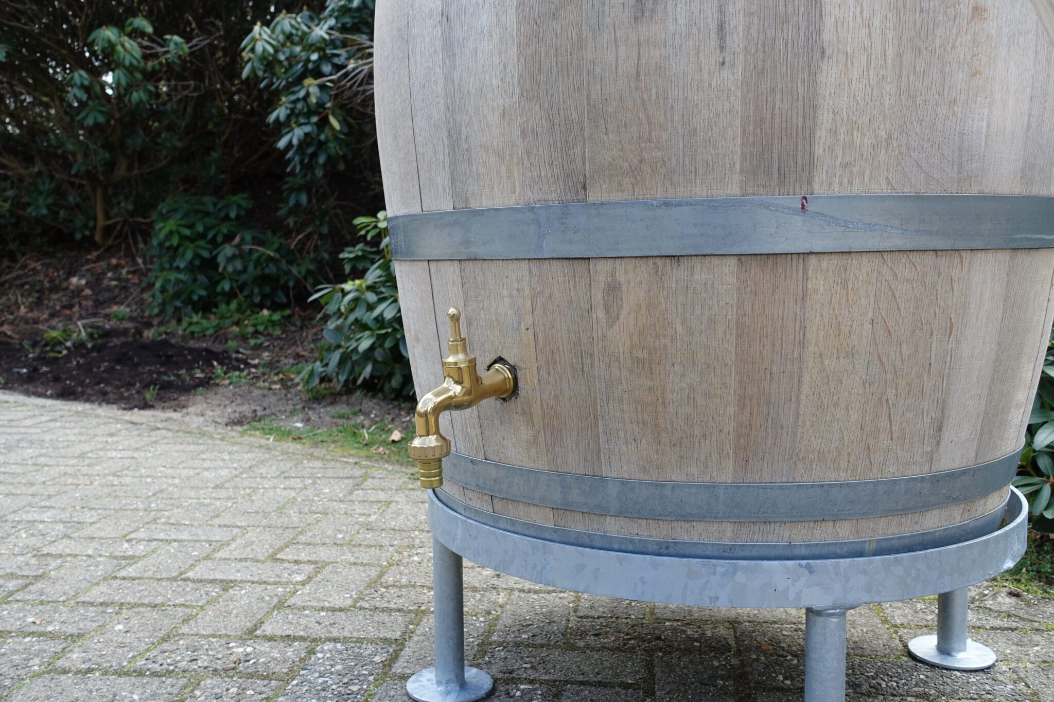 Dompelbad, dompelton (300L) met messing kraan, zitting, gegalvaniseerde ...