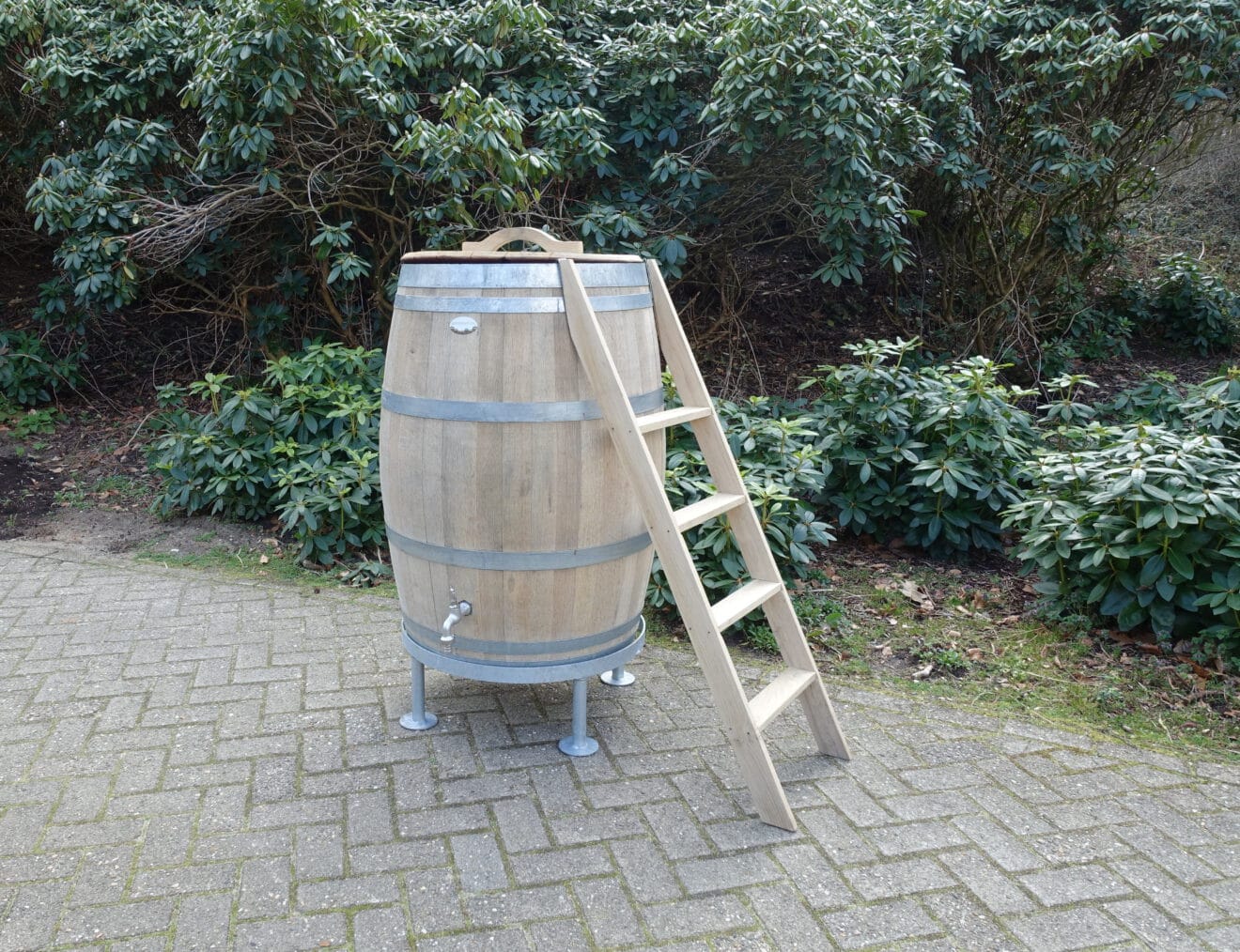 Dompelbad, dompelton (300L) met chromen kraan, zitting, gegalvaniseerde ...